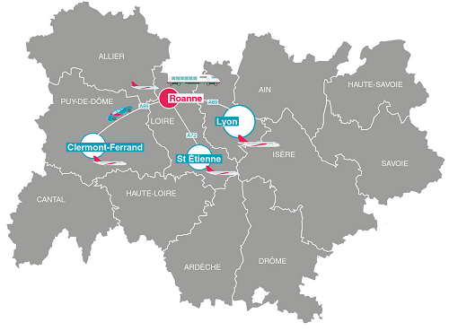 Implanter son entreprise entre Lyon et Clermont-Ferrand
